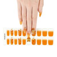 China Marble Gel Nail Sticker Semi Cured Nail Strip Ombre Design Waterproof Nail Art Decal for Manicure for sale