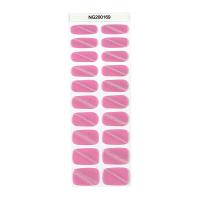 China Animal Print Gel Nail Sticker Semi Cured Wrap Leopard Design Waterproof Decal for Fingernail Art for sale