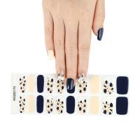 China Butterfly Gel Nail Sticker Semi Cured Nail Strip 3D Relief Design Waterproof Nail Art Decal Manicure for sale