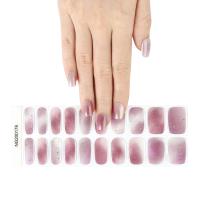 China Butterfly Gel Nail Sticker Semi Cured Nail Strip 3D Relief Design Waterproof Nail Art Decal Manicure for sale