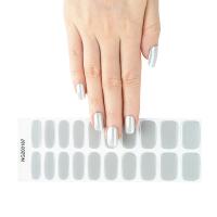 China Gel Nail Sticker Semi Cured Nail Strip Custom Logo Private Label Waterproof Decal for Wholesale Buyers for sale