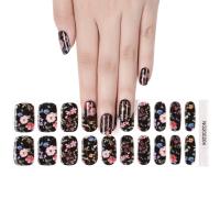 China Gel Nail Sticker Semi Cured Strip Short Length Adhesive Decal Waterproof for Natural Nail Art for sale