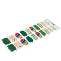 China Self Adhesive Gel Nail Sticker Semi Cured Strip No Glue Needed Waterproof Decal for Easy Manicure for sale