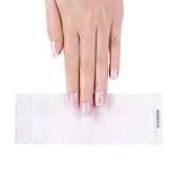 China Self Adhesive Gel Nail Sticker Semi Cured Strip No Glue Needed Waterproof Decal for Easy Manicure for sale