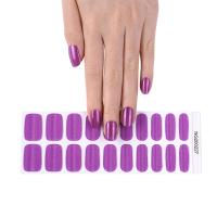 China Gel Nail Sticker Semi Cured Strip Breathable Light Weight Waterproof Decal for Daily Wear Women for sale