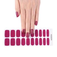China Gel Nail Sticker Semi Cured Nail Wrap Easy Remove Waterproof Decal for Safe Manicure at Salon and Home for sale