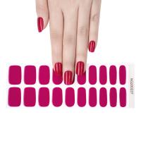 China Gel Nail Sticker Semi Cured Nail Wrap Easy Remove Waterproof Decal for Safe Manicure at Salon and Home for sale