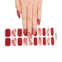 China Gel Nail Stickers Nail Art Stickers Full Cover Self Adhesive Manicure For Women for sale