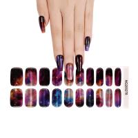 China Nail Stickers Gel Nail Sticker Set Nail Art Decals Full Cover Manicure DIY Kit for sale