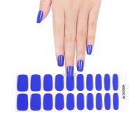 China Nail Stickers Gel Nail Sticker Set Nail Art Decals Full Cover Manicure DIY Kit for sale