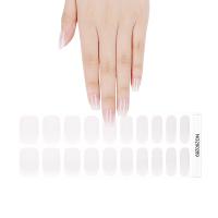 China Nail Art Stickers Gel Nail Sticker UV Nail Decals Full Cover Manicure For Girls for sale