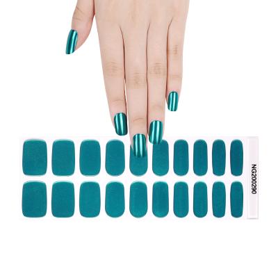 China Gel Nail Stickers For Women Girls DIY Home Manicure Nail Art Stickers Salon Use for sale