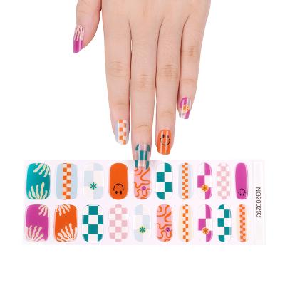 China Gel Nail Sticker for Beauty Salon Nail Art Stickers Manicure Training Supplies for sale