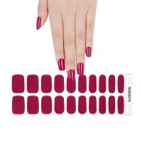 China Gel Nail Sticker Sheet 3D Nail Decals Self Adhesive Full Cover Manicure For Girls for sale
