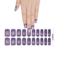 China Gel Nail Sticker Sheet 3D Nail Decals Self Adhesive Full Cover Manicure For Girls for sale