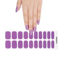 China Gel Nail Sticker Sheet 3D Nail Decals Self Adhesive Full Cover Manicure For Girls for sale