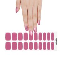 China Gel Nail Stickers Nail Wraps Peel Off Decals DIY Easy Manicure For Women Girls for sale