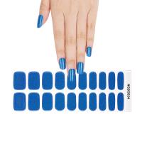 China Gel Nail Stickers Semi Cured 3D Nail Wraps Full Cover DIY Manicure Salon Use Set for sale