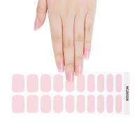 China Gel Nail Stickers Semi Cured 3D Nail Wraps Full Cover DIY Manicure Salon Use Set for sale