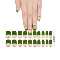 China Gel Nail Stickers Nail Strips Sheet Nail Art Decals Self Adhesive Full Cover Kit for sale