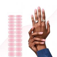 China No UV Lamp Needed Gel Nail Wraps Pre Cured Long Lasting Waterproof Full Cover for sale