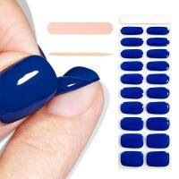 China No Lamp Gel Nail Strips Air Dried 100% Real Gel Full Cover Easy Apply Non Toxic for sale