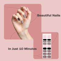 China Non UV Gel Nail Stickers OEM ODM Custom Logo Private Label Wholesale Supplier for sale