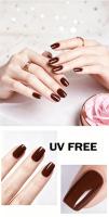 China French Tip Gel Nail Wraps UV Free No Lamp Needed Full Cover Salon Quality for sale