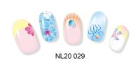China Autumn Winter Gel Nail Stickers Non UV No Lamp Needed Solid Color Wholesale for sale