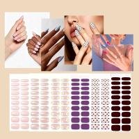 China Glitter Cat Eye Gel Nail Strips UV Free No Lamp Needed Full Cover Custom Logo for sale