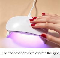 China 6W Portable USB Nail Lamp LED UV Nail Dryer for Gel Nails and Nail Art Curing Set for sale