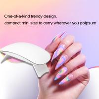 China 6W USB UV Nail Lamp Portable Mini Nail Dryer for Manicure and Nail Art Curing Set for sale