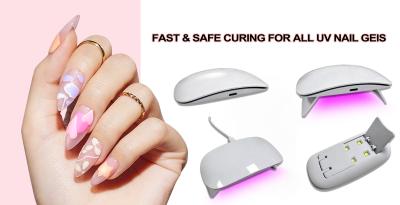 China 6W LED UV Nail Lamp Mini USB Nail Dryer with Touch Sensor for Manicure and Salon for sale