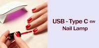 China 6W LED UV Nail Lamp Mini USB Nail Dryer with Touch Sensor for Manicure and Salon for sale