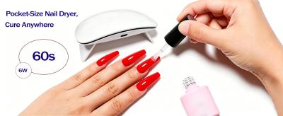 China 6W Mini Portable Nail Lamp UV LED USB Nail Dryer for Gel Polish Curing Light Tool for sale