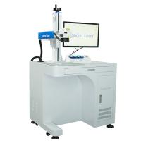 China Sundor MOPA Color Print Fiber Laser Marking Machine 20W Label Printer Cutter for sale