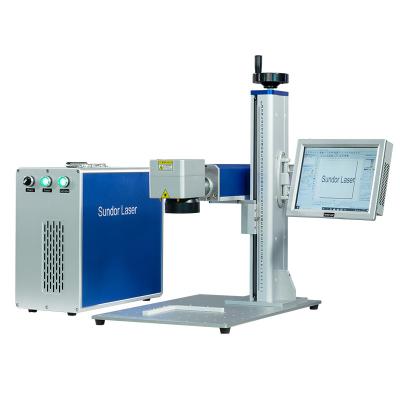 China Fiber Laser Marking Machine 20W 30W 50W for Jewelry Engraving Cutting 110x110mm for sale