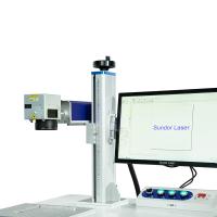 China 20W 30W 50W Fiber Laser Marking Machine for Metal Stainless Steel with 110x110mm Work Area for sale