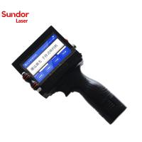 China Industrial Handheld Inkjet Printer 600dpi 42ml Mobile Date Code Printer for Carton Glass Plastic for sale
