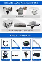 China Rotary Laser Engraving Device for Acrylic Crystal Glass Leather Metal Wood for sale