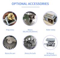 China Rotary Laser Engraving Device for Acrylic Crystal Glass Leather Metal Wood for sale