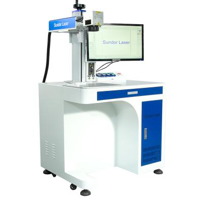China 20W 30W 50W Fiber Laser Marking Machine 110x110mm Work Area CE ISO Certified for sale