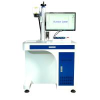 China 20W 30W 50W Fiber Laser Marking Machine 110x110mm Work Area CE ISO Certified for sale