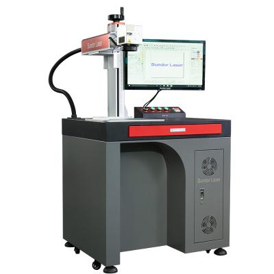 China Separable Portable Mopa 3D Fiber Laser Metal Engraving Machine 20W Air Cooling for sale
