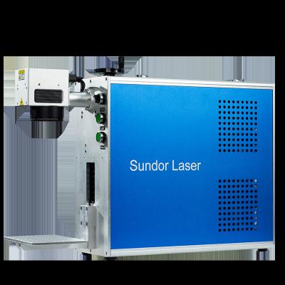 China Sundor Optical Fiber Laser Marking Machine Optional Computer Lazer Engraving Machine for sale