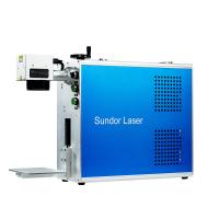 China 50W 20W 30W Fiber Laser Engraver 110x110mm Marking Machine for Metal Tag Ring for sale