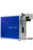 China 20W 30W 50W Fiber Laser Marking Machine for Stainless Metal with Raycus 1064nm for sale