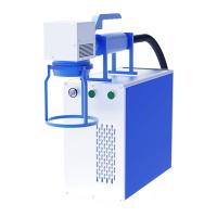 China 50W Fiber Laser Marking Machine for Metal Steel Anodized Aluminum 110x110mm Work Area for sale