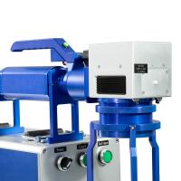 China Split Type Mini Portable Fiber Laser Engraving Machine 20W 30W 50W Raycus for sale