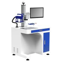 China 20W 30W 50W Fiber Laser Marking Machine Raycus Source 110x110mm Work Area CE ISO for sale